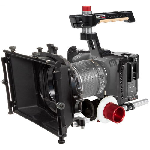 Shape WLB Blackmagic Pocket Cinema 4K Cage Kit, Matte Box, Follow Focus ...